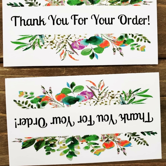 Office | Thank You Cards Business Card Size3x2 Inch Cards | Poshmark